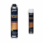 Espuma poliuretano pegado tejas